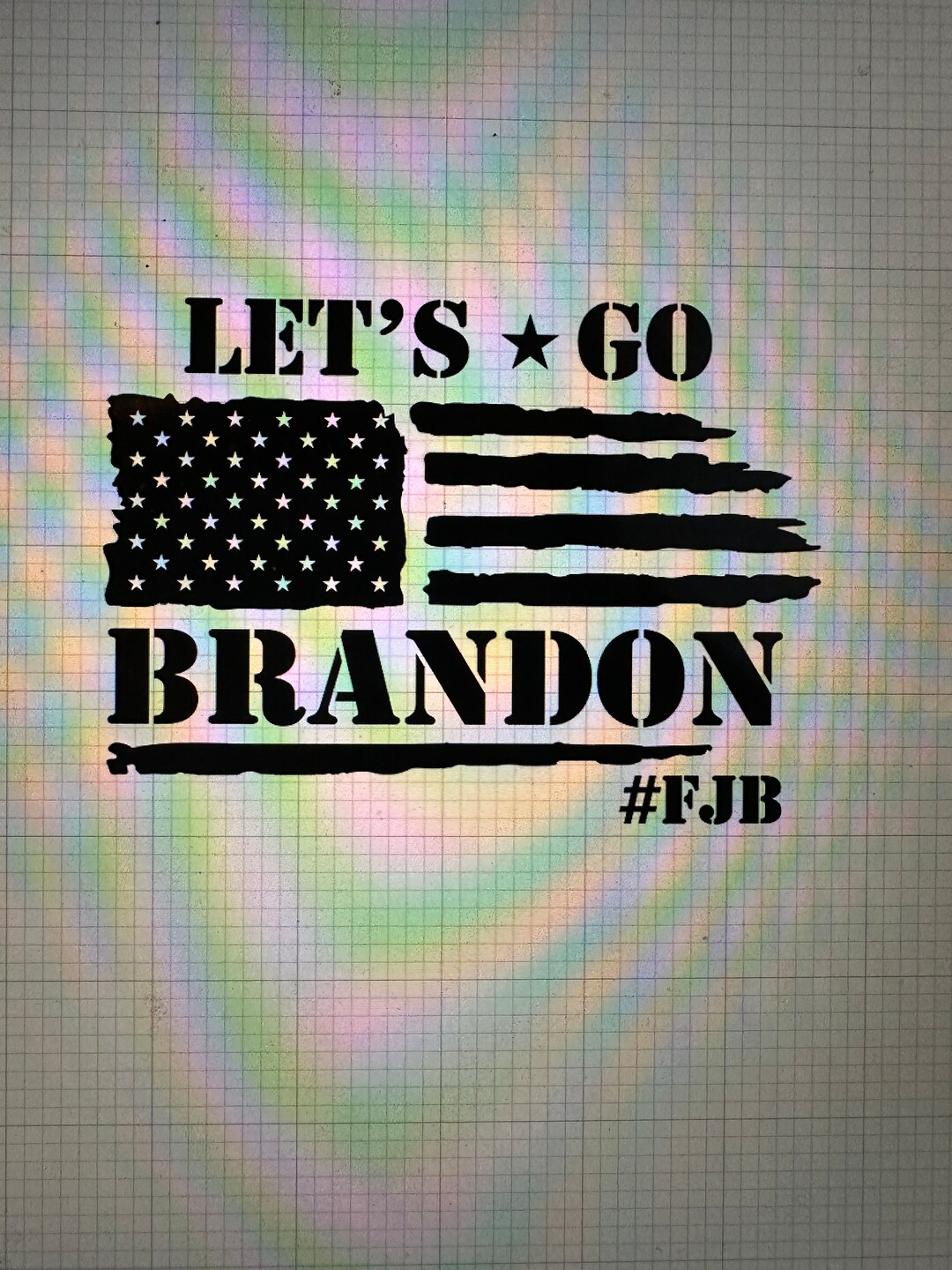 Lets Go Brandon Decal - Etsy