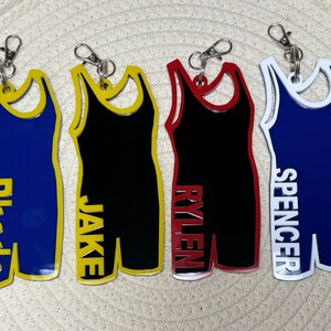 Wrestling Bag Tag, Tournament Season, Custom and Personalized Team ...
