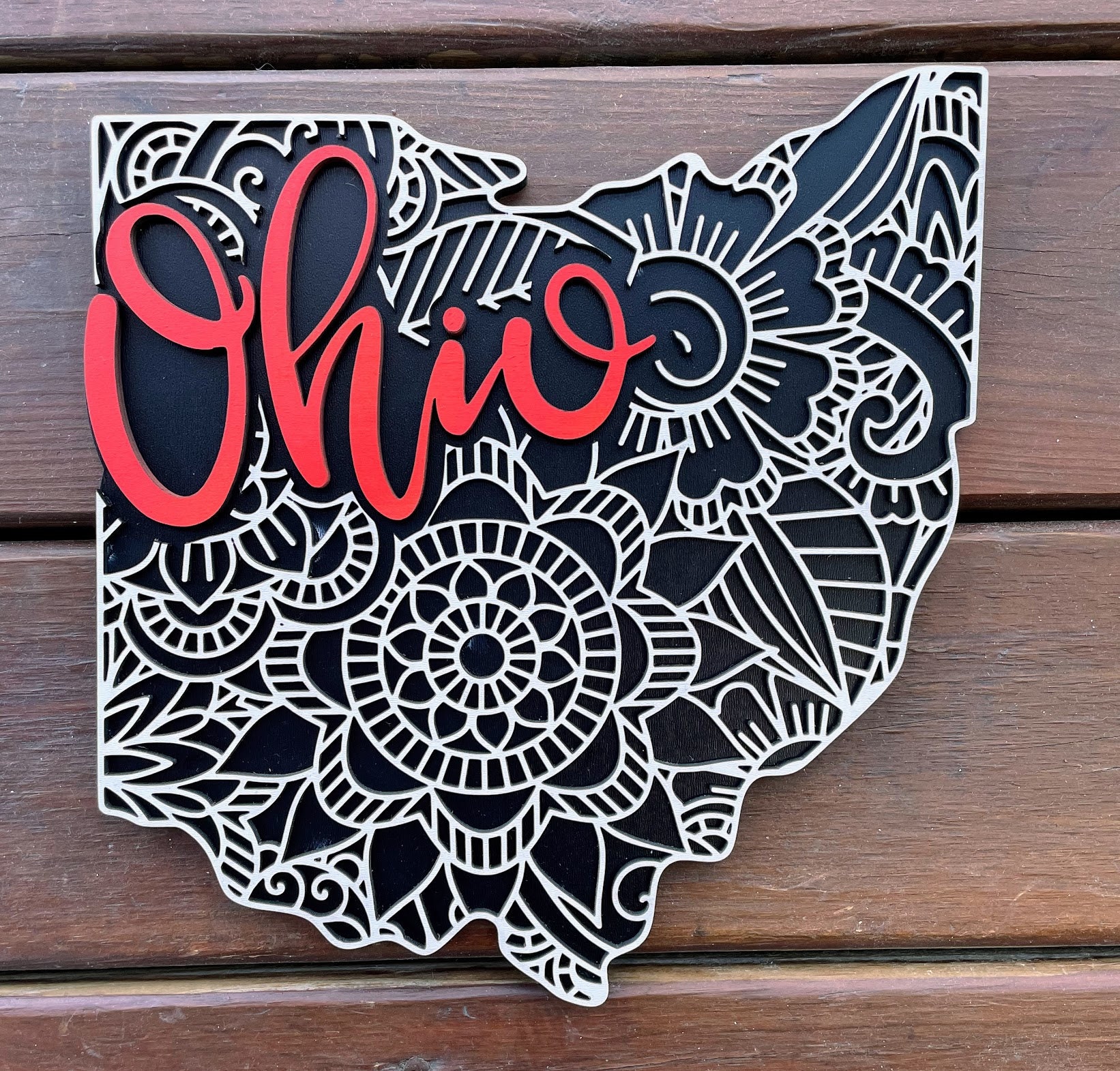 Ohio State Medallion Sign Wall Décor - Etsy