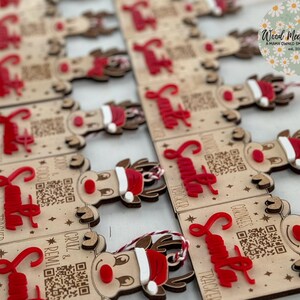 Interactive Santa QR Tracker, Santa Tracker Ornament, Santa QR Code, QR ...