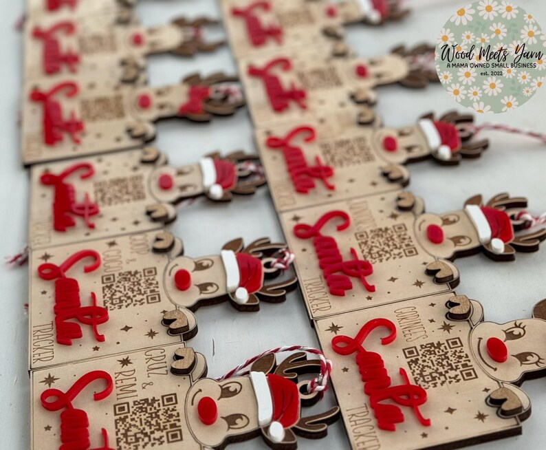 Interactive Santa QR Tracker, Santa Tracker Ornament, Santa QR Code, QR ...