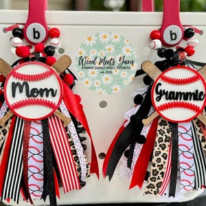 Bogg Bag Tassel and Charm, Bookbag Tag, Diaper Bag Tag, Custom Colors ...