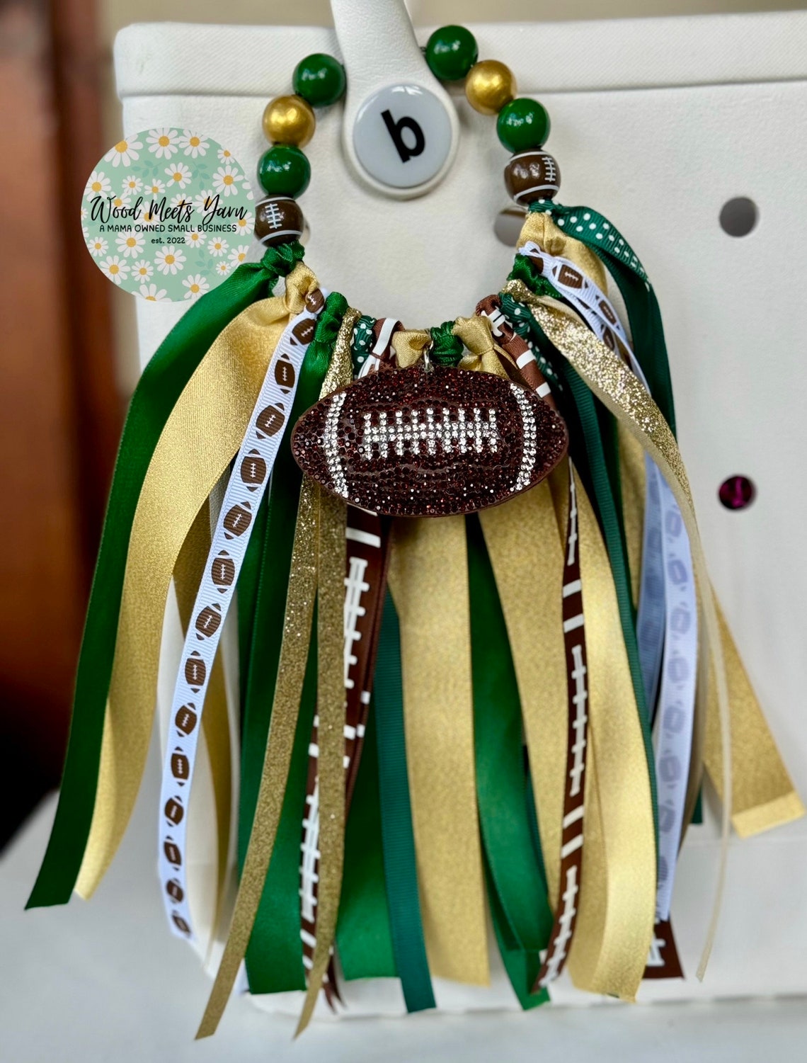 Extra Sparkle Custom Sport Bogg Bag Tassel Tag, Knotted, Gift for Mom ...