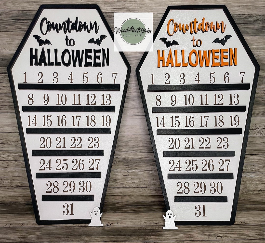 Halloween COUNTDOWN Calendar - Etsy