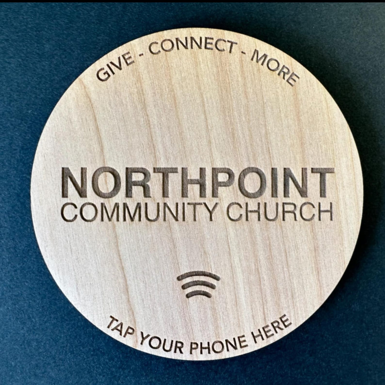 Custom NFC Donation Tag, Tap to Donate Church Circle - Etsy