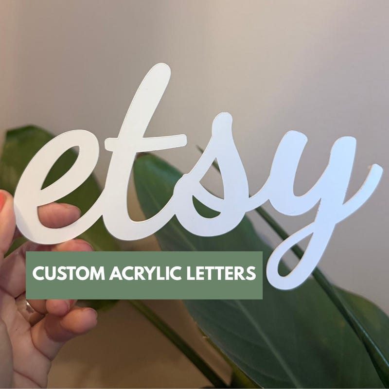 Acrylic Letters - Etsy
