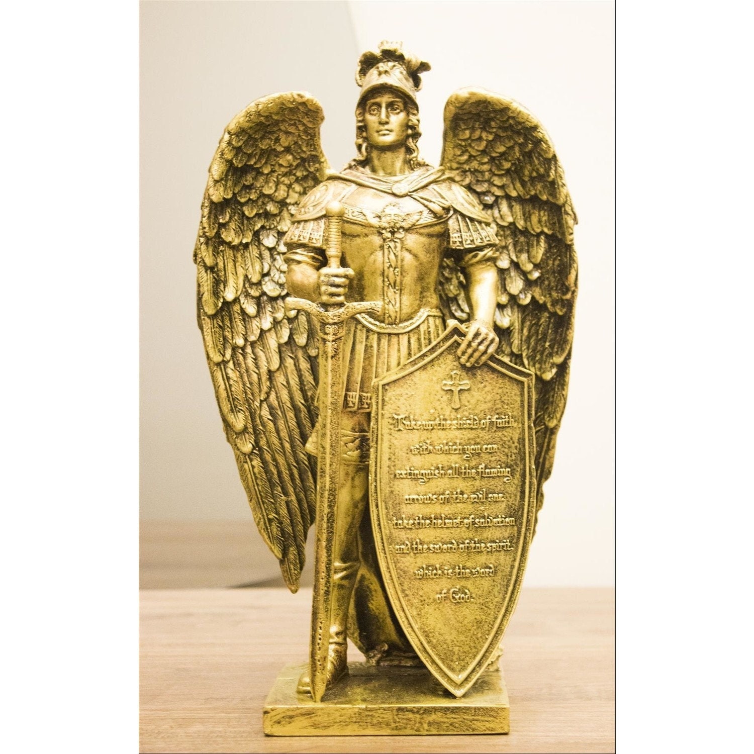 Guardian Angel With Sword Statue