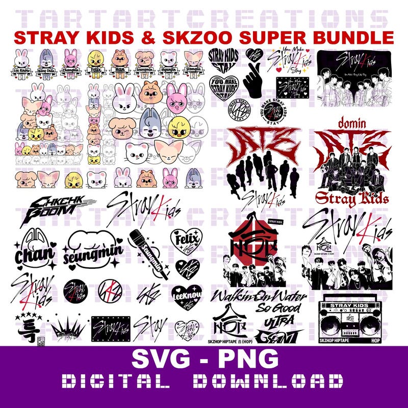 Stray Kid Stickers Png - Etsy