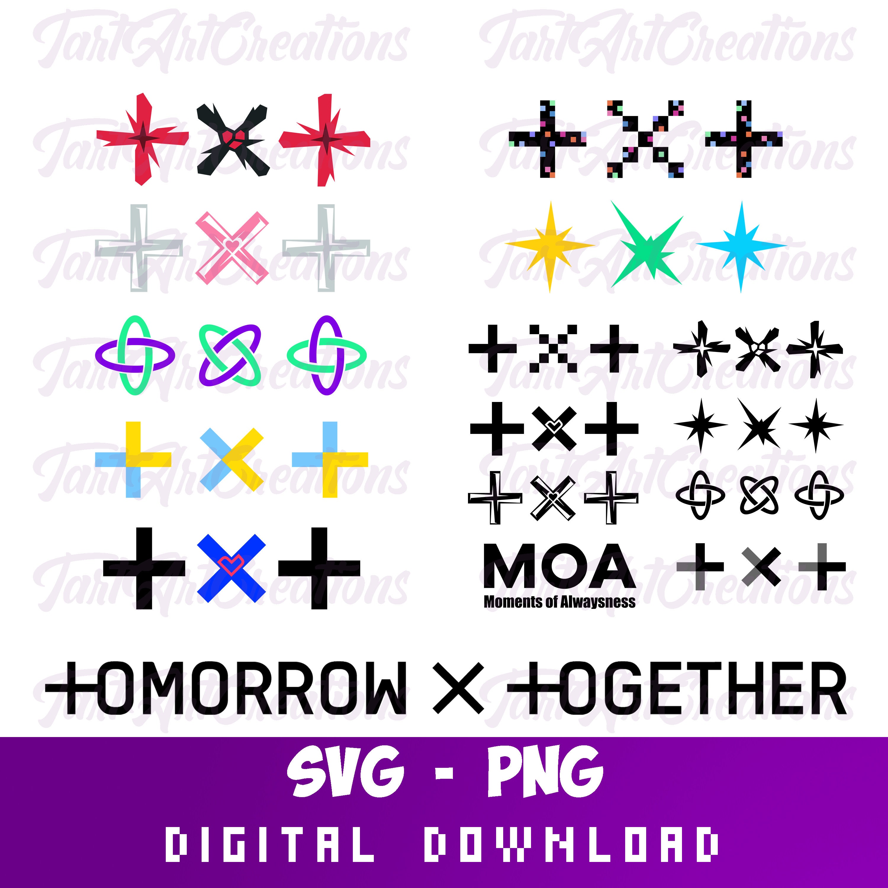 TXT BTS ENHYPEN Super Bundle Svg Cut File for Cricut - Etsy