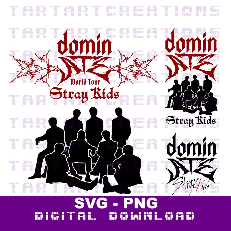 Stray Kids Dominate Logos - Etsy