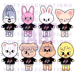 SKZOO Characters SVG Cut File: Kpop Stray Kids (digital Download) - Etsy