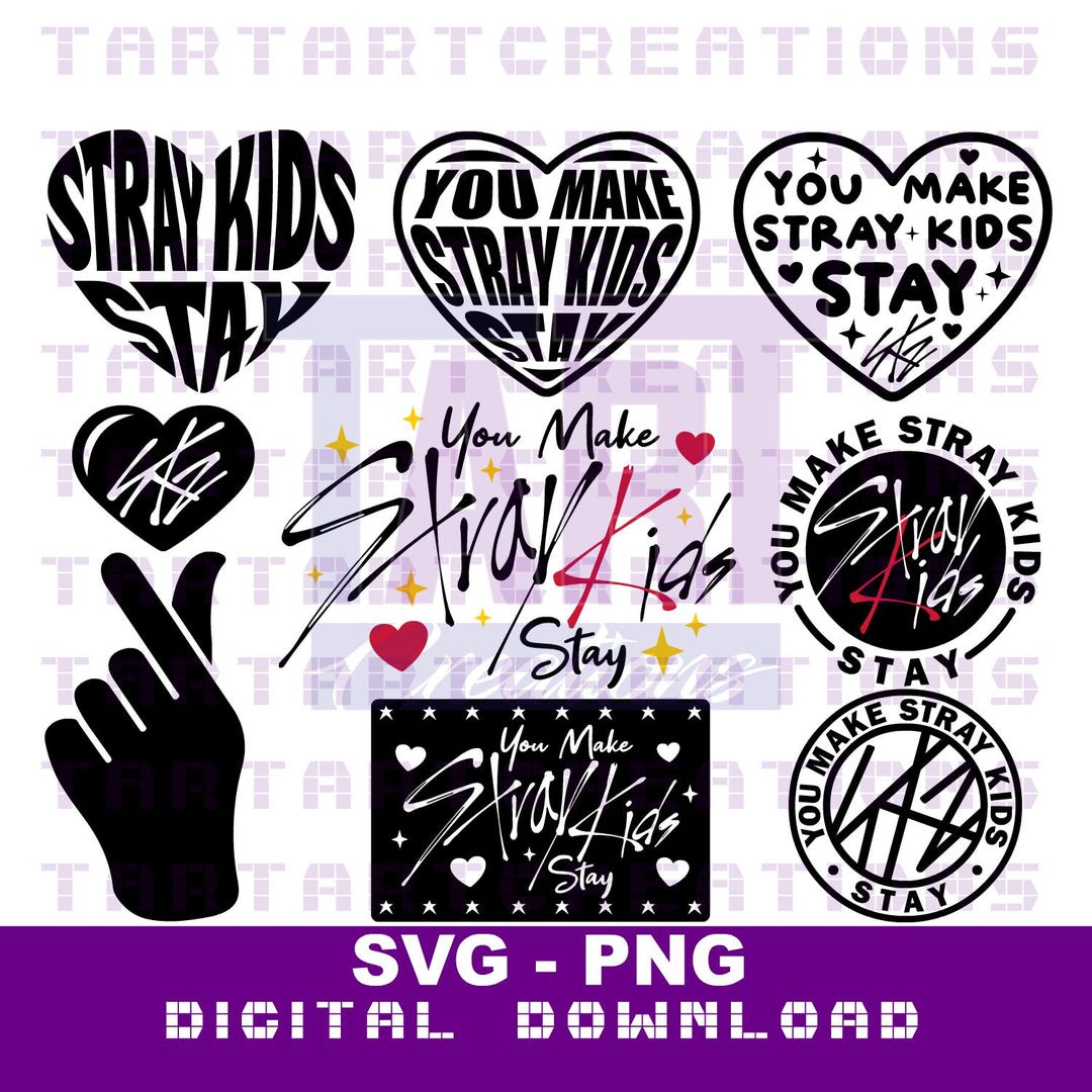 You Make Stray Kids STAY SVG Cut File for Cricut, Silhouette, Kpop ...