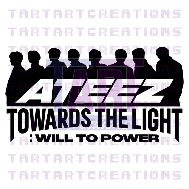 ATEEZ Towards the Light SVG PNG Cut File: Kpop Vector Graphics - Etsy