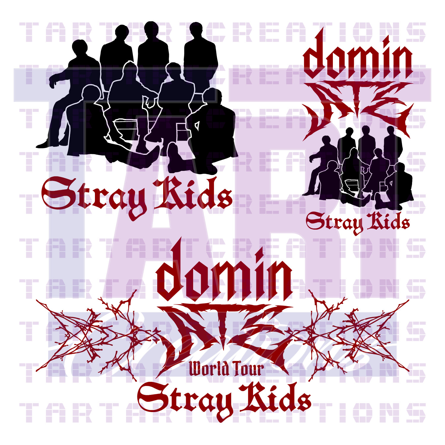 Stray Kids ATE Bundle SVG: Kpop Cut File for Cricut, Silhouette ...