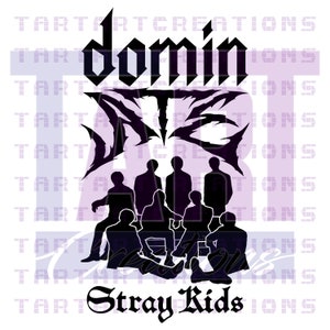 Stray Kids DOMINATE World Tour SVG PNG: Kpop Cut File (digital Download ...