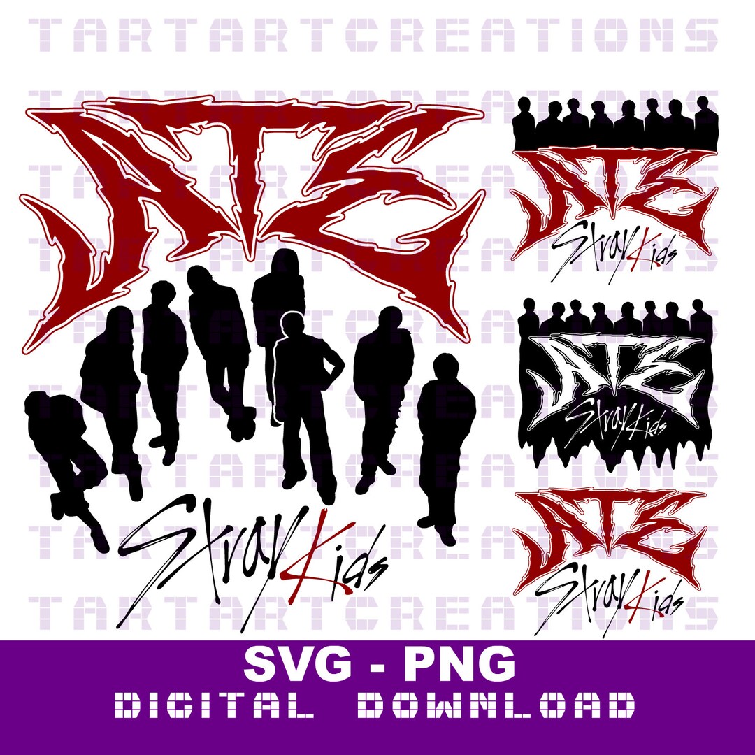 Stray Kids ATE SVG: Kpop Cut File for Cricut, Silhouette (digital ...