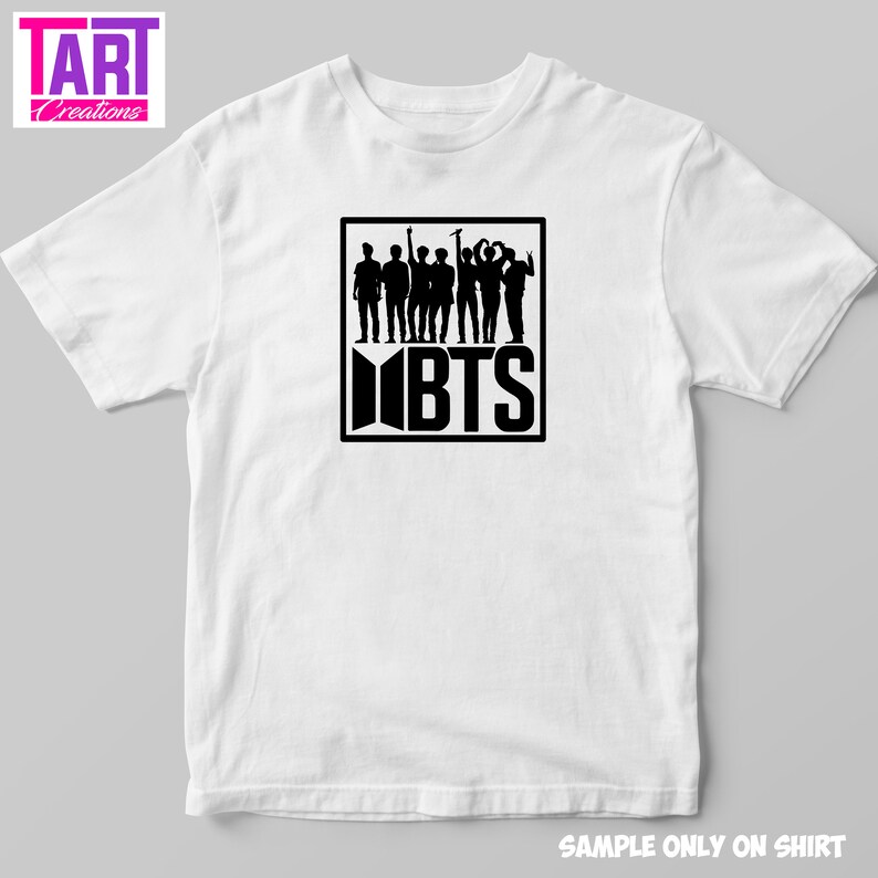 BTS Clipart SVG Cut File for Cricut Silhouette Kpop Bts Bts - Etsy
