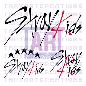 Stray Kids SVG Cut File for Cricut, Silhouette, Kpop Stray Kids, PNG ...