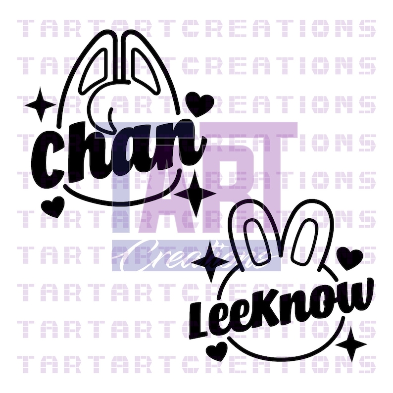 Stray Kids Names SVG: Kpop Skzoo Characters Cut File (digital Download ...