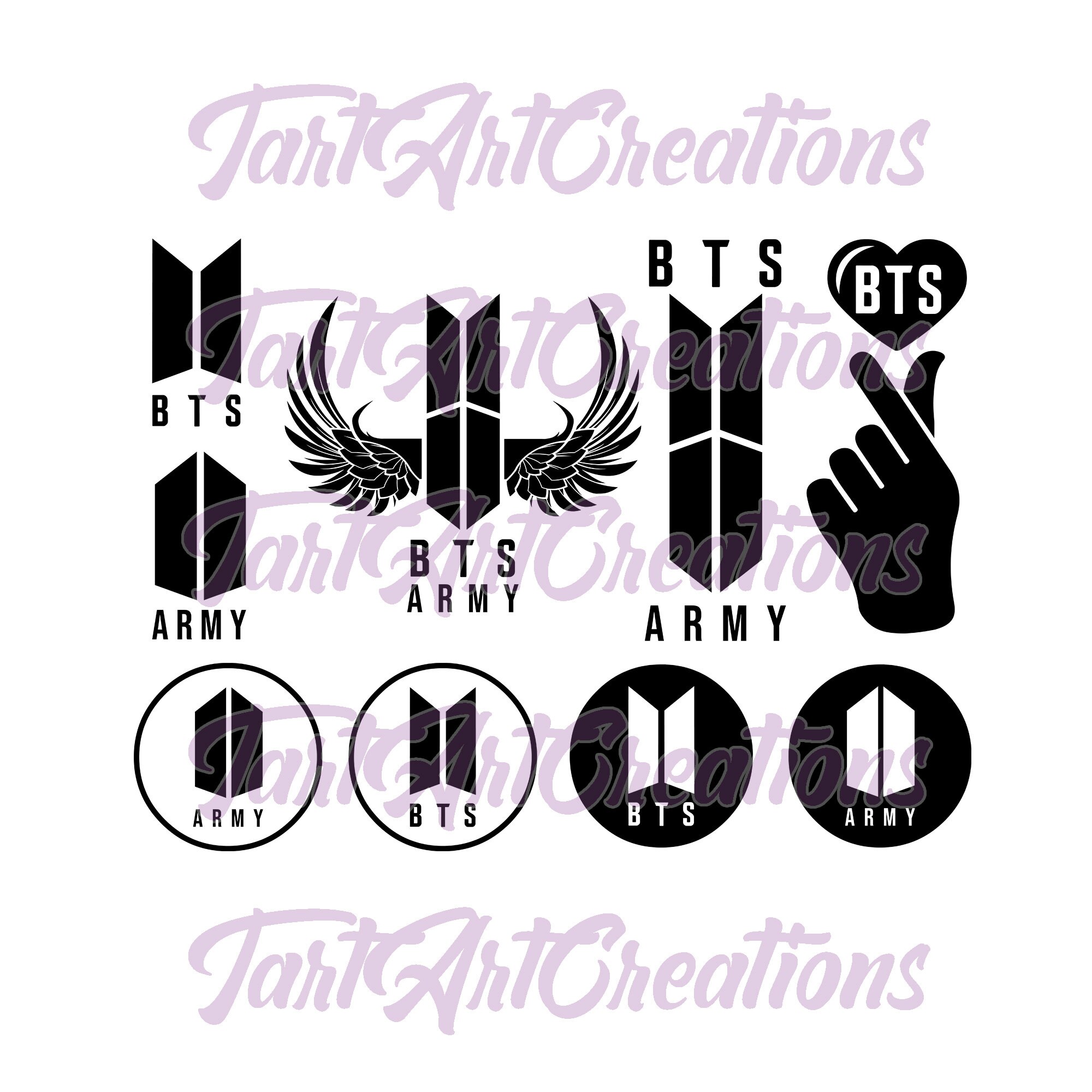 BTS PROOF Logo BUNDLE Svg Cut File for Cricut Silhouette Bts - Etsy