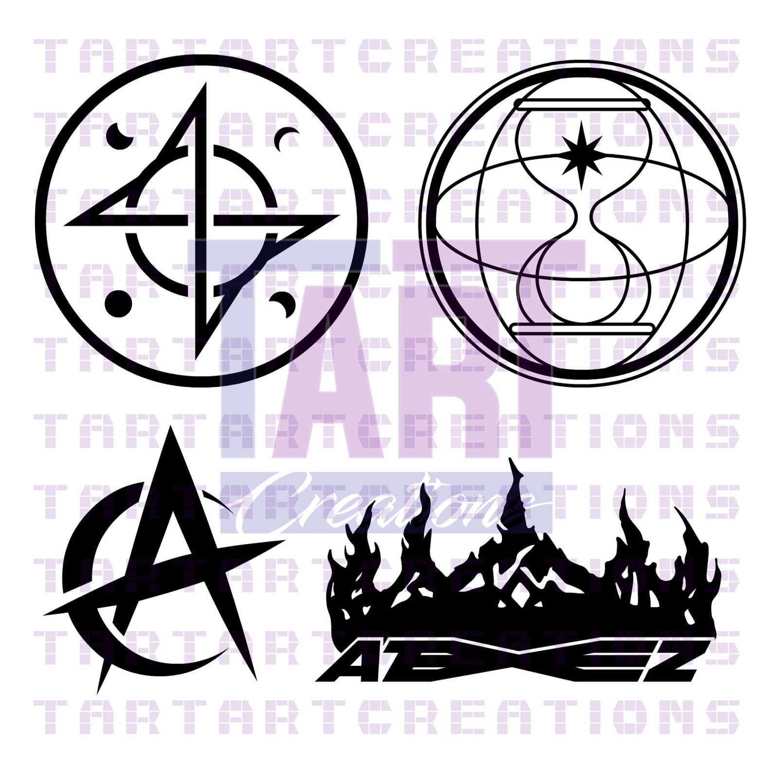 ATEEZ Kpop SVG PNG Cut Files: Atiny Vinyl Prints (digital Download) - Etsy