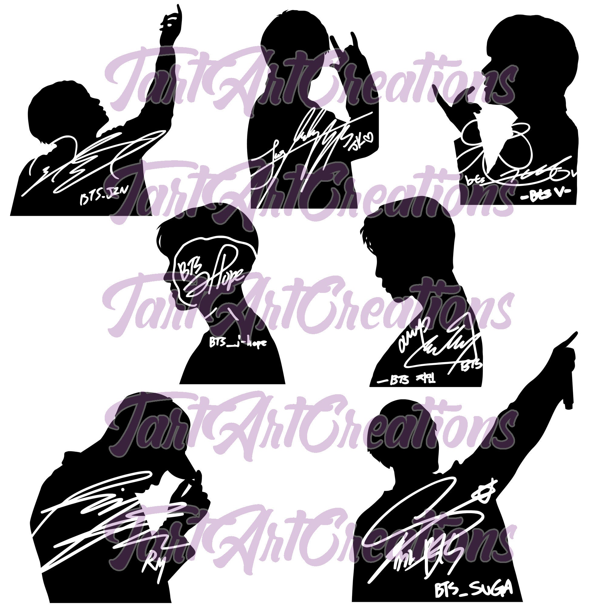 Bts Signatures Svg | Symbole Bts Signature – NMXBLO