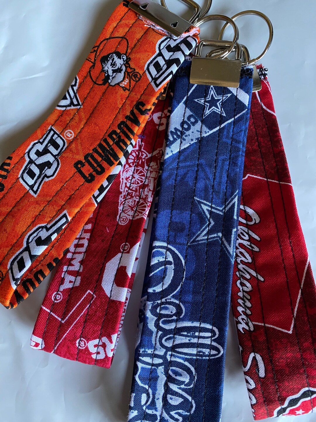 Ou and Osu Dallas Cowboys Key Fobs - Etsy
