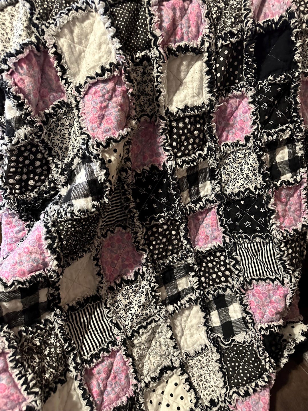 Rag Quilt 55x70 - Etsy