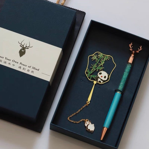 Panda Bookmark - Etsy