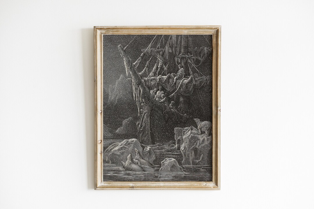 The Rime of the Ancient Mariner Gustave Dore Art Poster Printed on ...