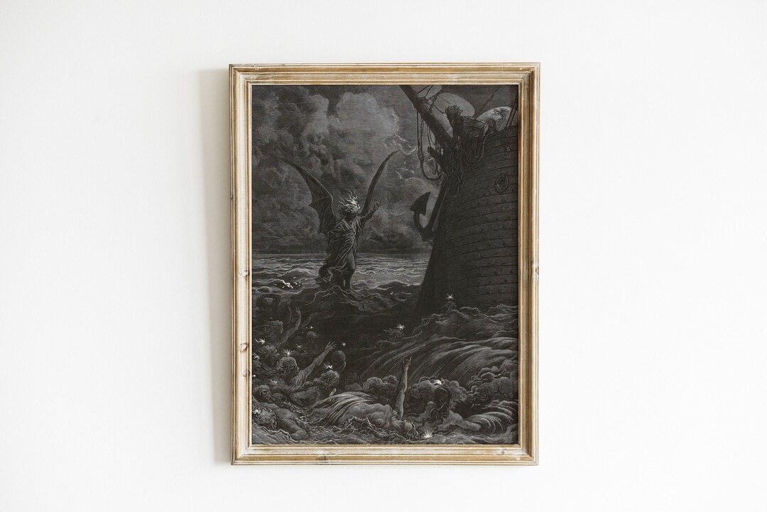 The Rime of the Ancient Mariner Gustave Doré Art Poster Printed on ...