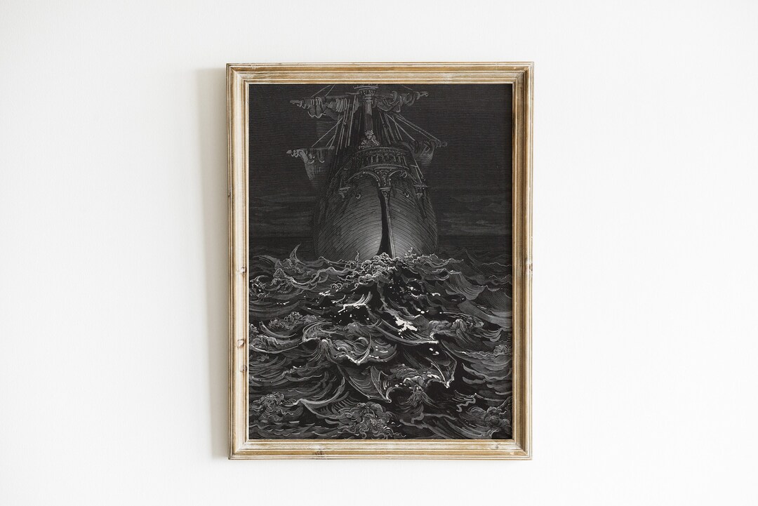 The Rime of the Ancient Mariner Gustave Doré Art Poster Printed on ...
