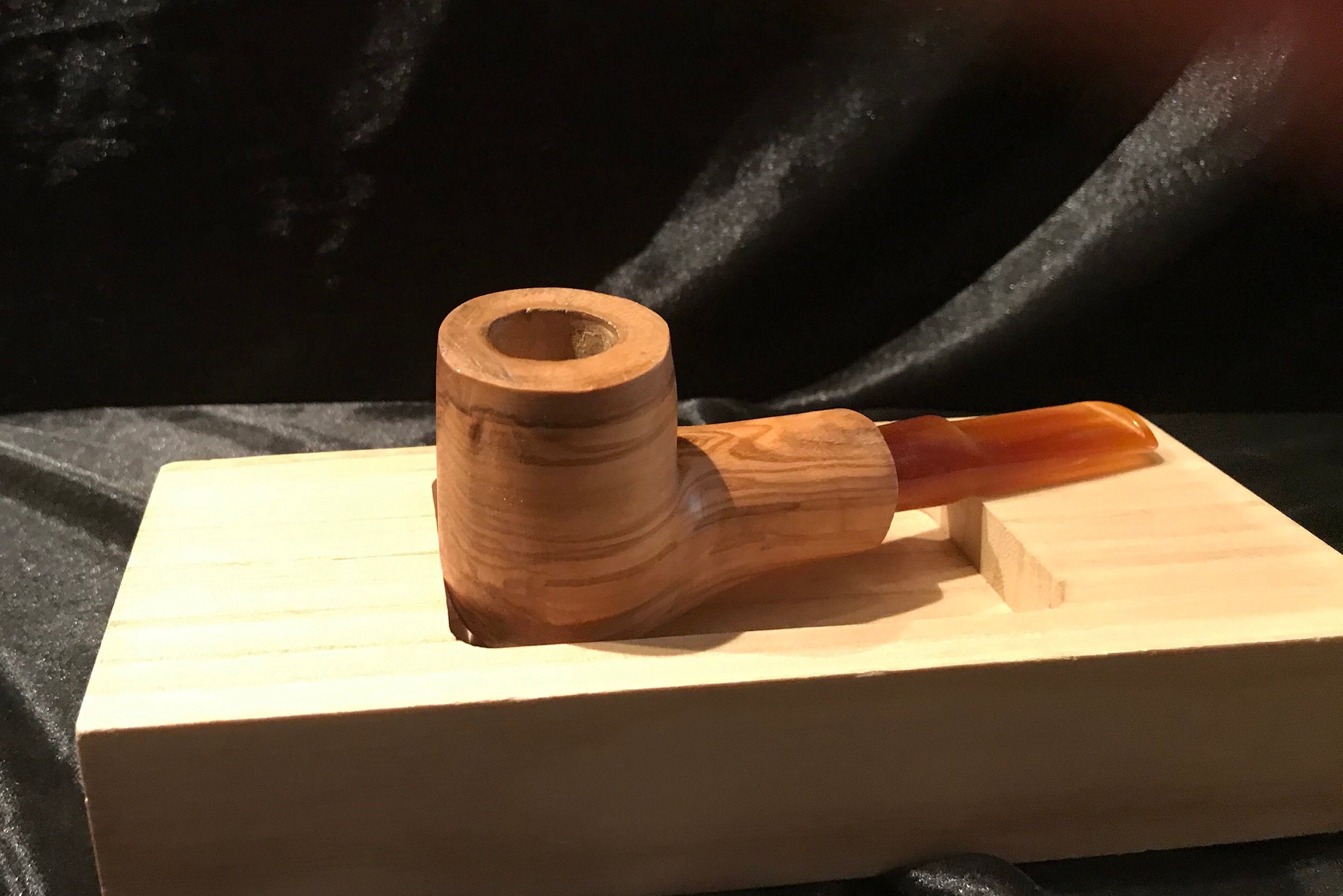 Olive Wood Pipe - Etsy