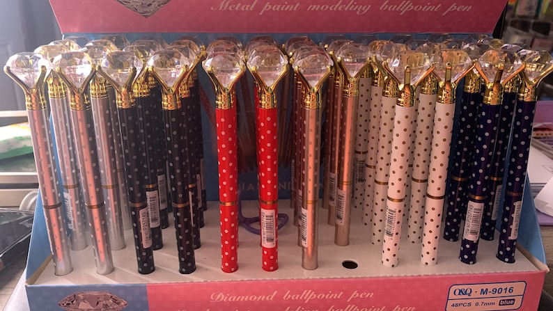 Diamond Topper Pens - Etsy