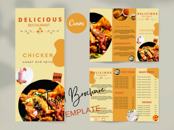 Food Leaflet Design Ideas
