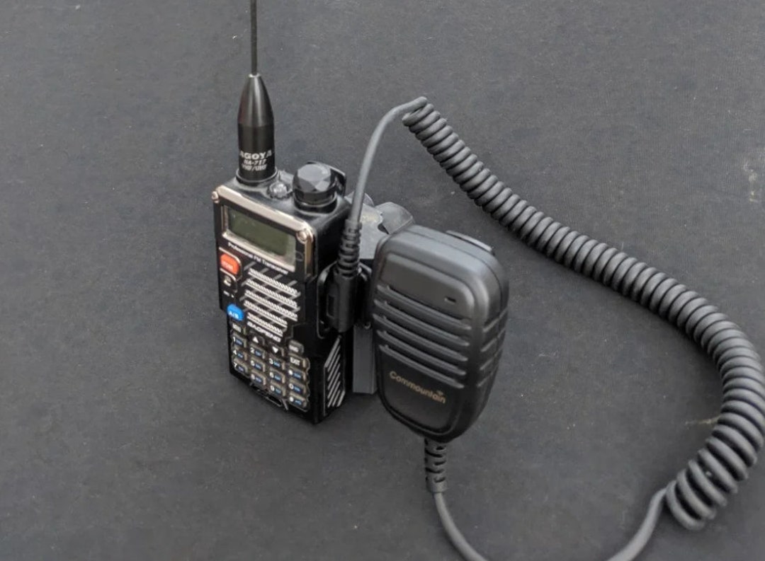 Baofeng UV-5R Complete RAM Mount Kit With External Mic Holder - Etsy
