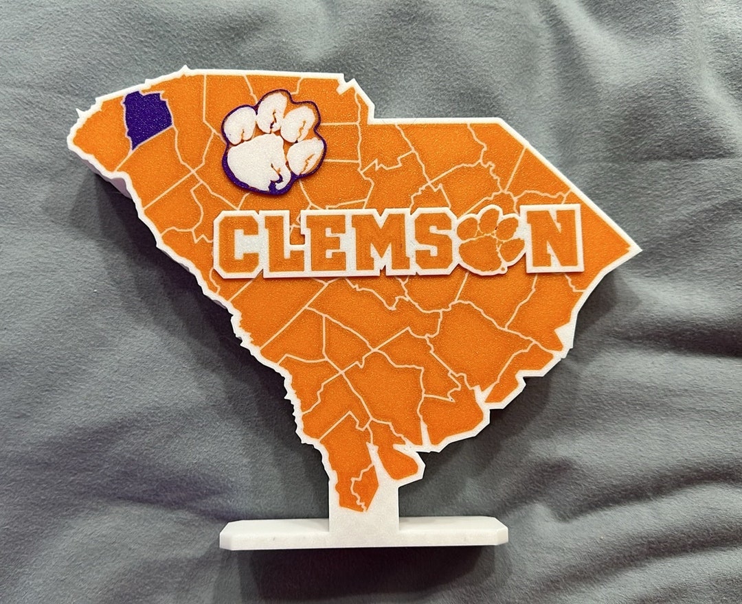 Clemson Tigers Football Team Lightbox - Multi-color 3D Design Files and ...