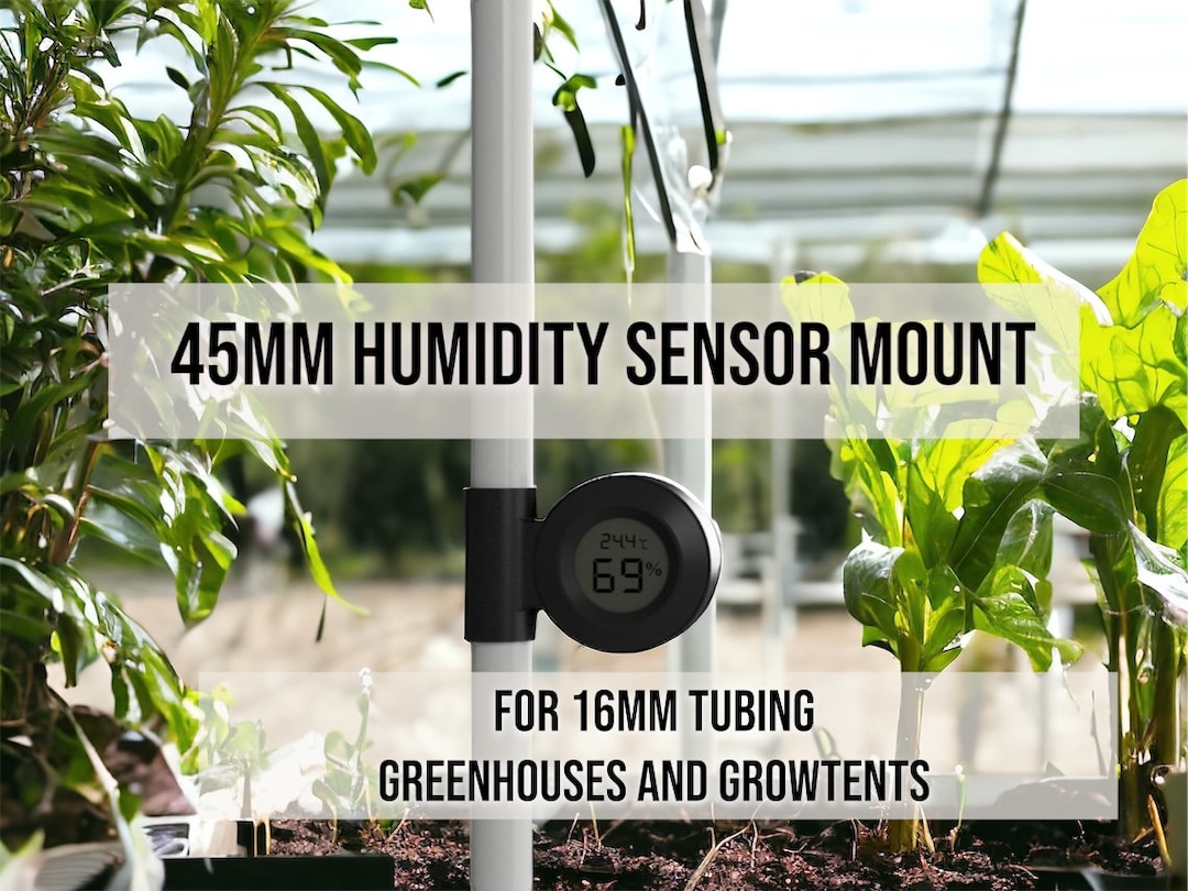 3D Printable Humidity Sensor Mount for 45 Mm Thermometer Hygrometer ...