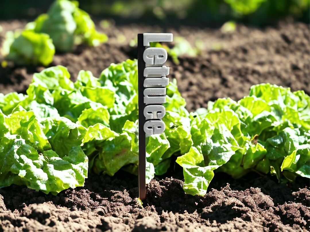 Garden Plant Label Name Tag Set - Eco-friendly Custom 3D Printed Tags ...