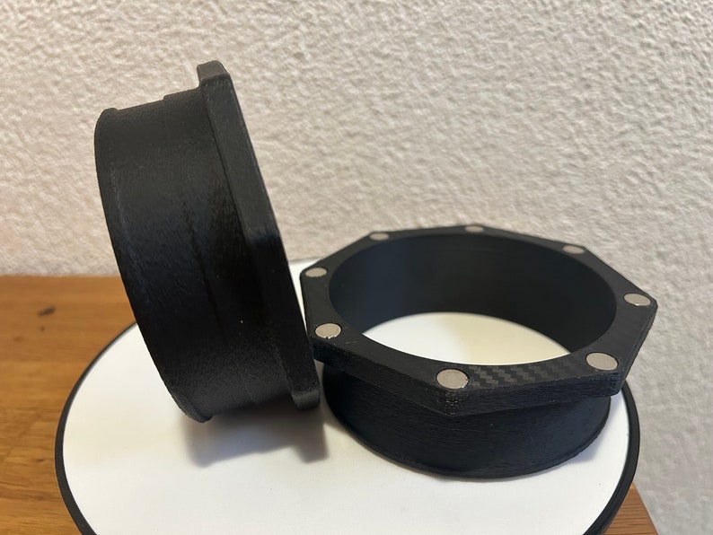 Duct Connector 3D File 100 Mm Magnetic Quick Connect STL 3MF for DIY ...