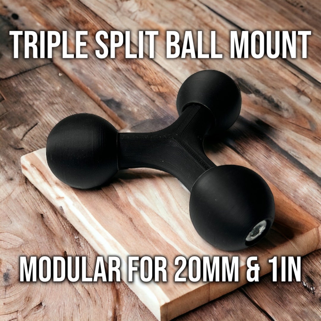 Streamline Your Cockpit: Triple Split Modular Ball Mount - RAM Size B ...