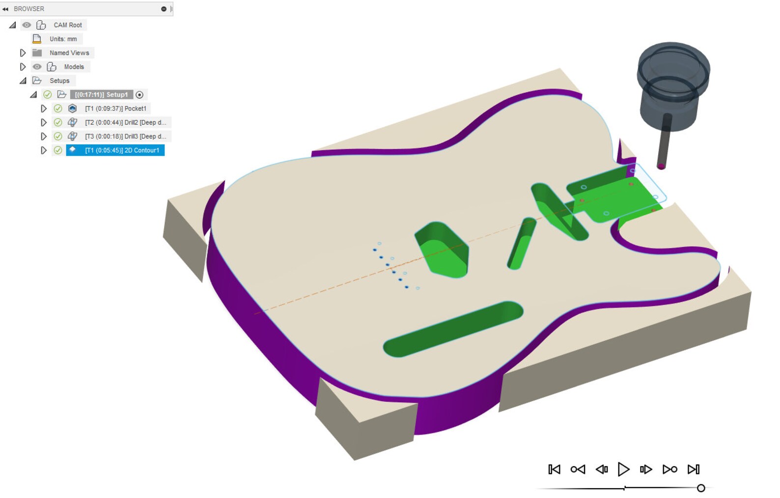 Build Your Own Telecaster: DIY Guitar Template Digital Download – .dxf ...