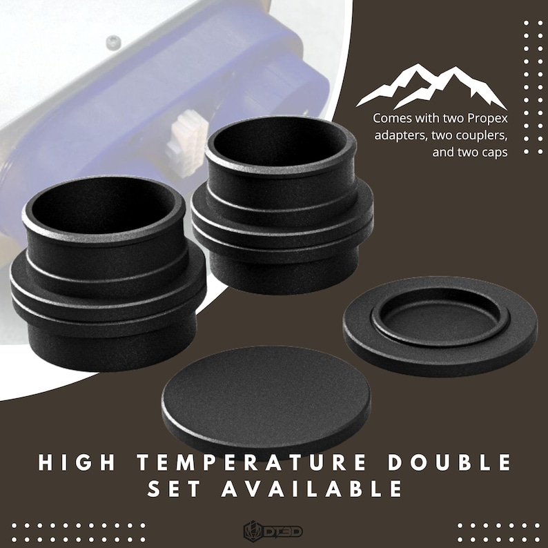 Propex HS2211 Magnetic Quick Connect Duct Coupling Set - 3 Inch Hose ...