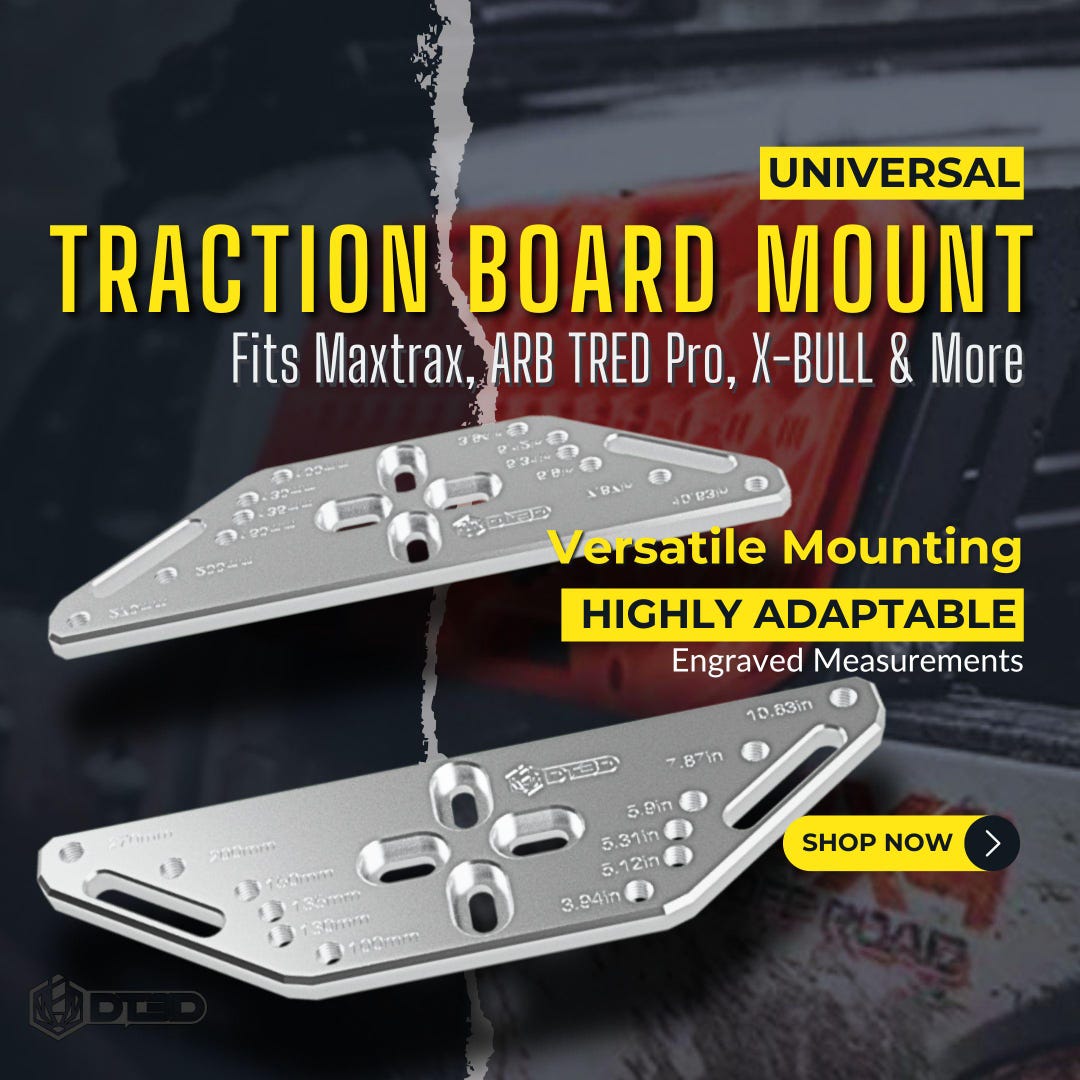 Traction Board Mount - Fits Maxtrax ARB X-BULL Roof Rack Rhino-rack ...