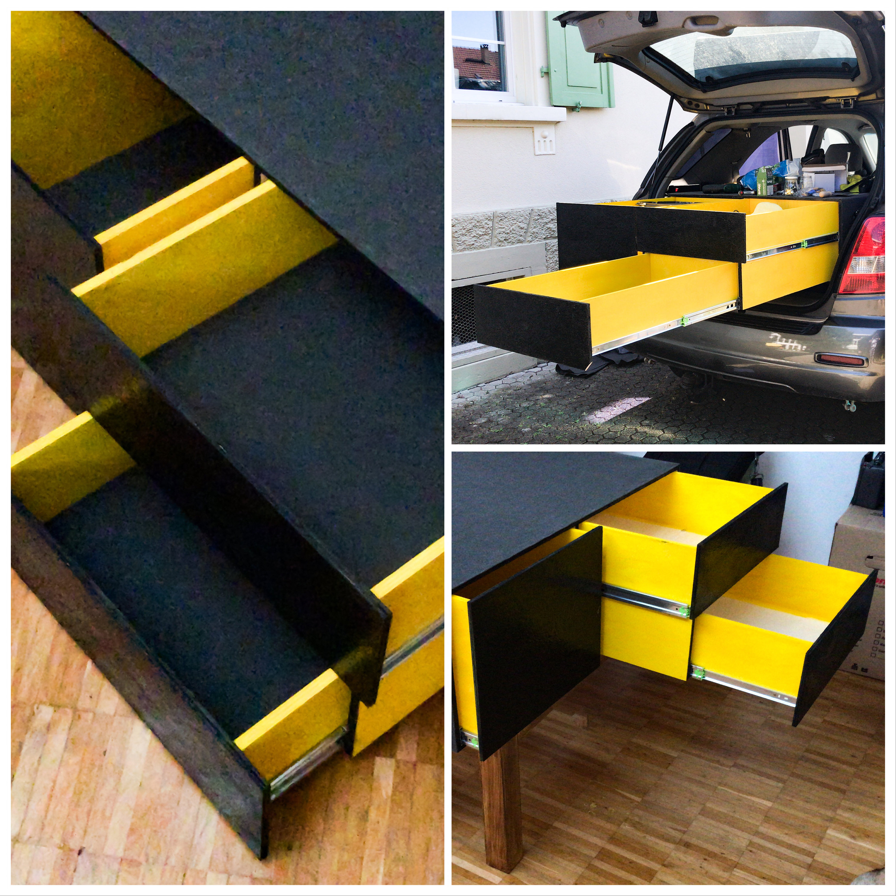 DIY Overland SUV Boot Drawer System Blueprint Lightweight & Simple ...