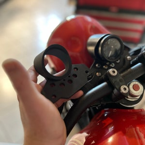 Custom Motorcycle Cockpit Instrument Mount - BMW R80 R100 Cafe Racer ...
