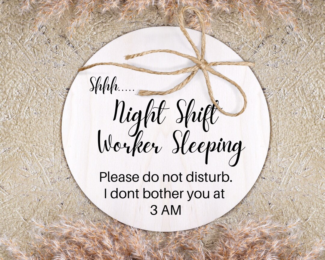 Shhh Night Shift Worker Digital Download Digital Image SVG PNG Jpg - Etsy