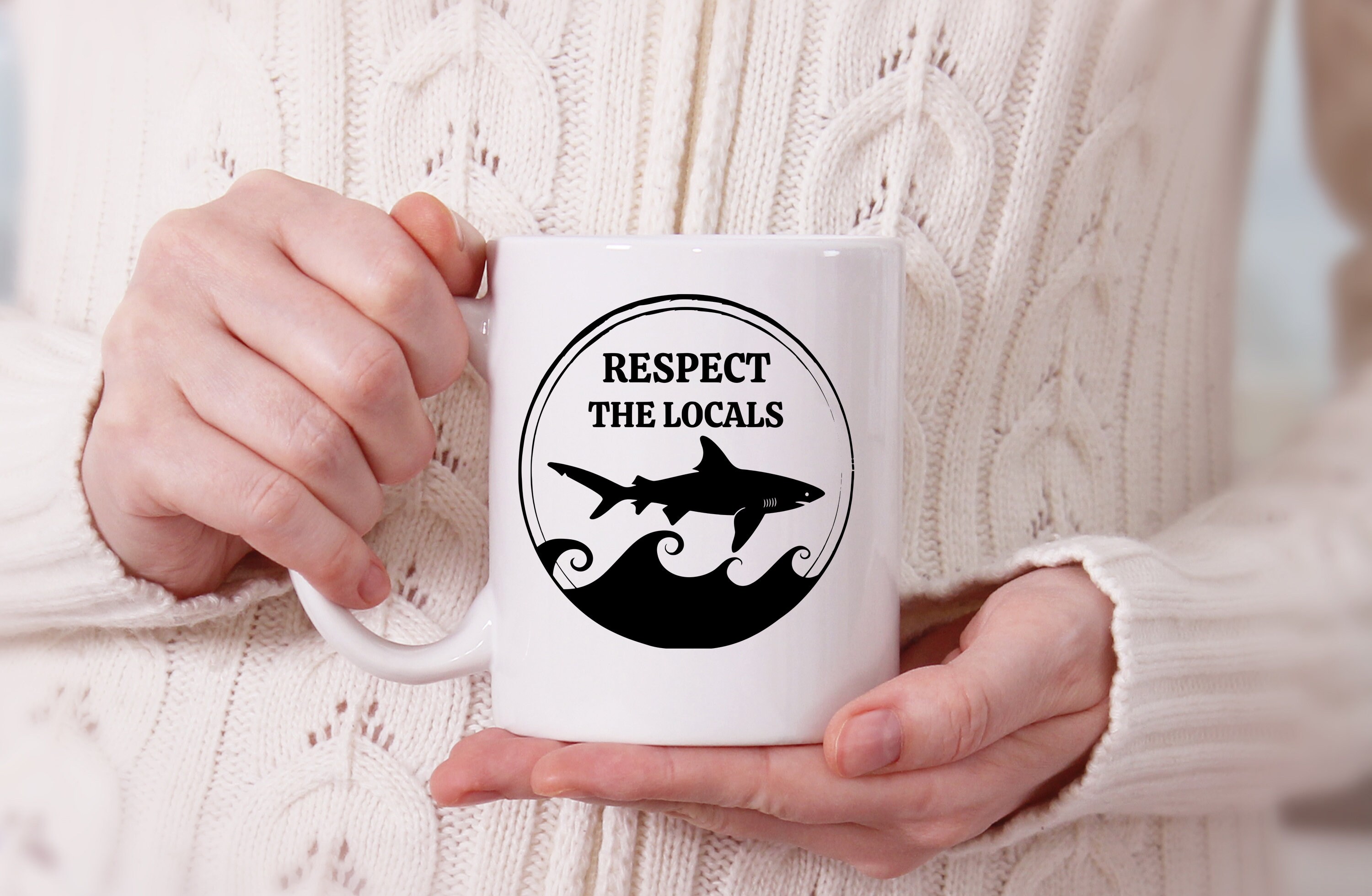 Respect the Locals Shark Logo Digital Image Digital Download SVG PNG - Etsy