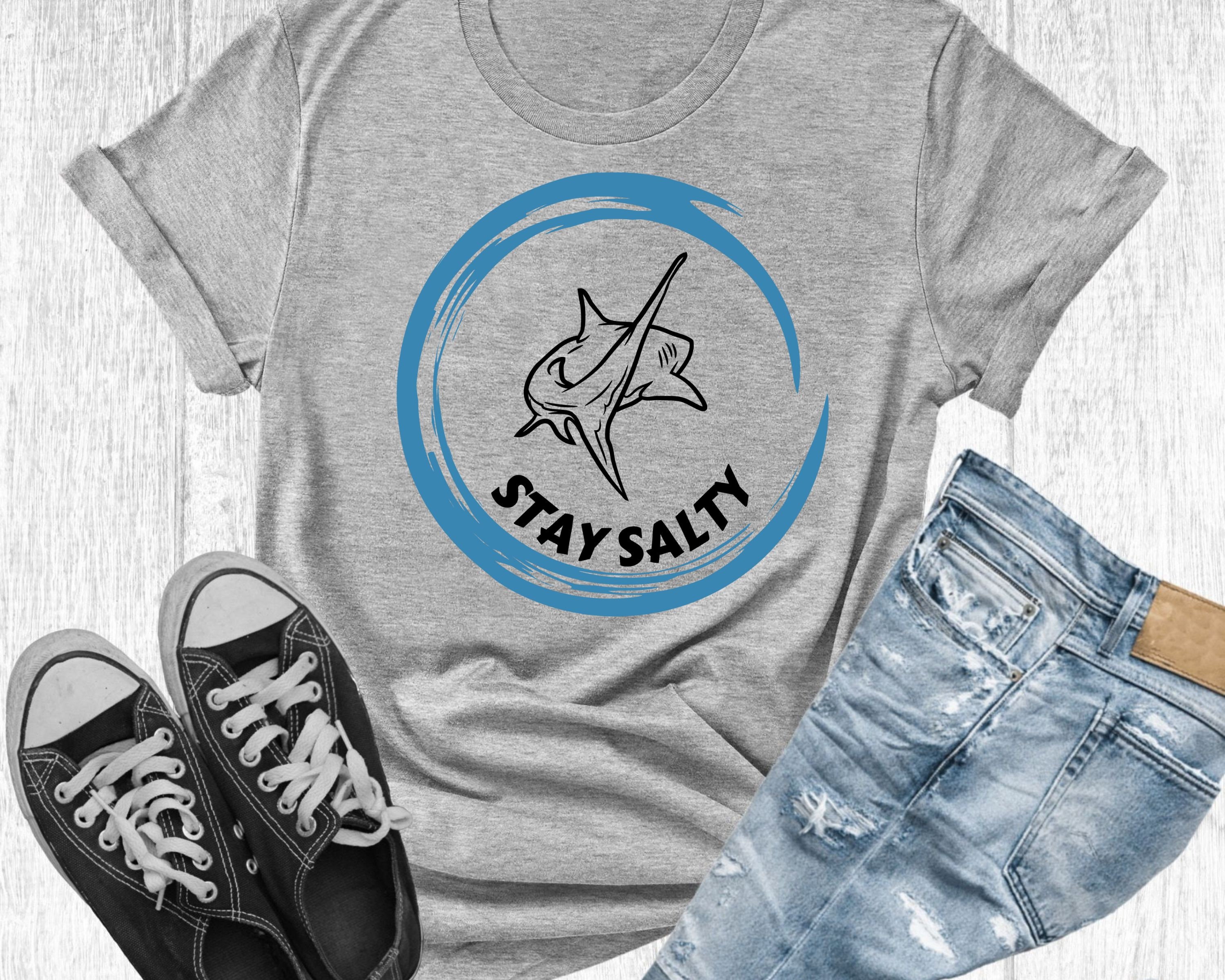 Stay Salty SVG PNG Jpg Sharks Shark Week Ocean Tropical - Etsy