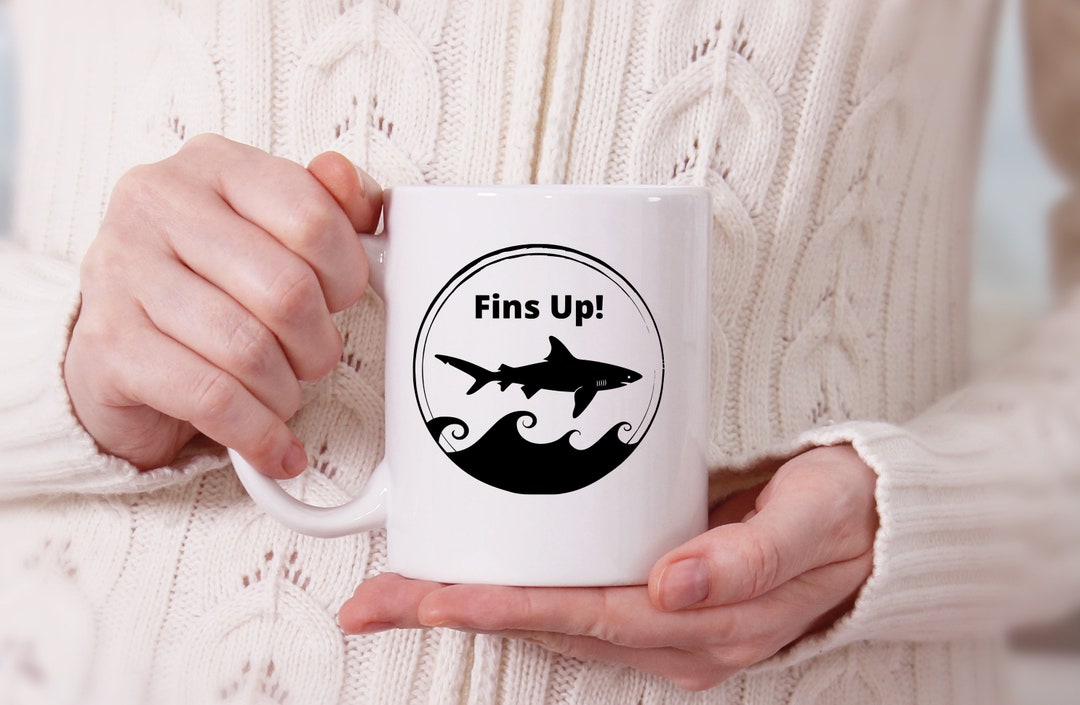 Fins up Shark Logo Digital Image Digital Download SVG PNG - Etsy